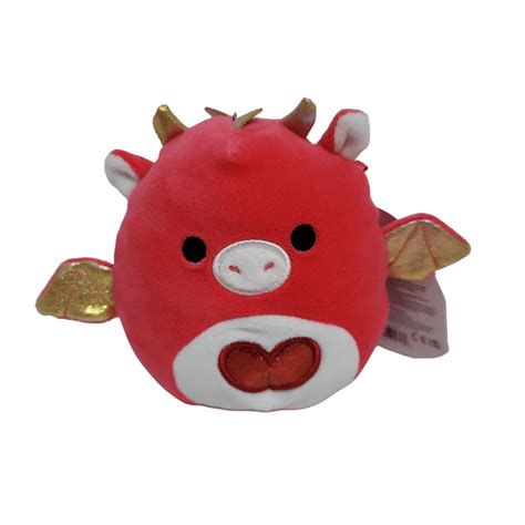 Squishmallows Official Kellytoys Plush 45 Inch Baiden The Red Dragon