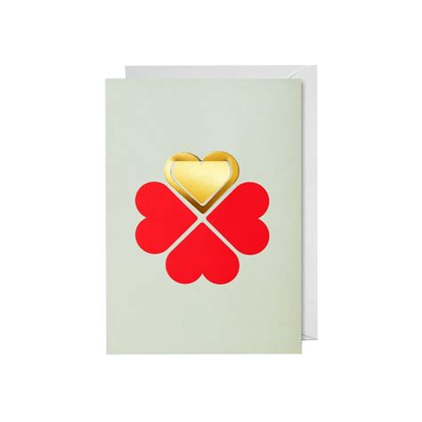 Octaevo Greeting Card Heart Gessato Design Store