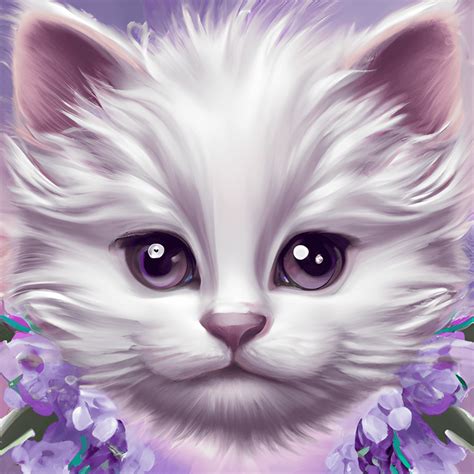 Cute Adorable Kitten · Creative Fabrica