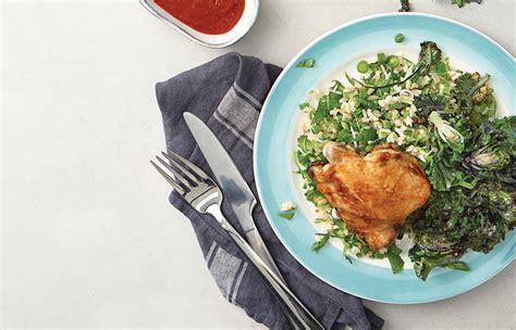 Herby Rice Salad With Grilled Chicken And Kalettes Healthy Food Guide