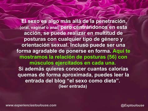 Fichas De Correspondencia Entre Posturas Sexuales Y Músculos Ejercitados Ppt