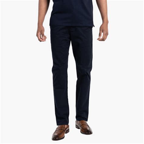 Pringle Mens Tailored Slim Fit Chino Pants Black Brands Megastore
