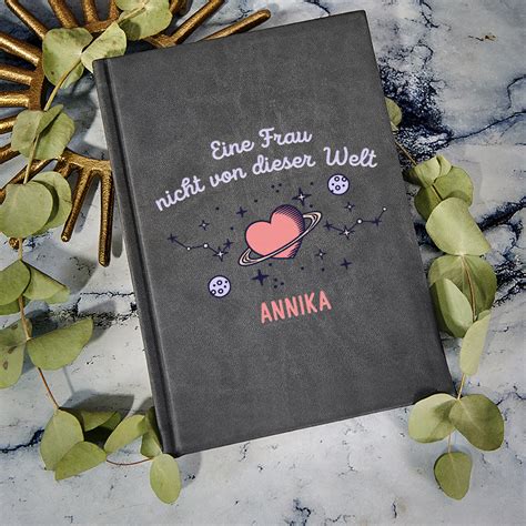 Frau Nicht Von Dieser Welt Notizbuch A5 Mit Aufdruck