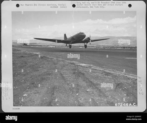 The First Douglas C 47 Towing A Waco Cg 4 Glider Of The 52nd Troop