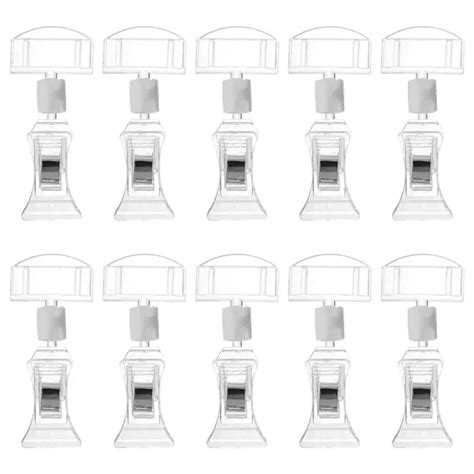 베이커리 샵 슈퍼마켓용 광고 라벨 랙 가격 태그 홀더 이름 클립 가격 티켓 랙 10 개 Aliexpress