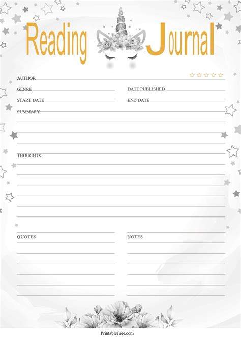 Printable Blank Reading Log Template Pdf Reading Tracker Agendas Lectores