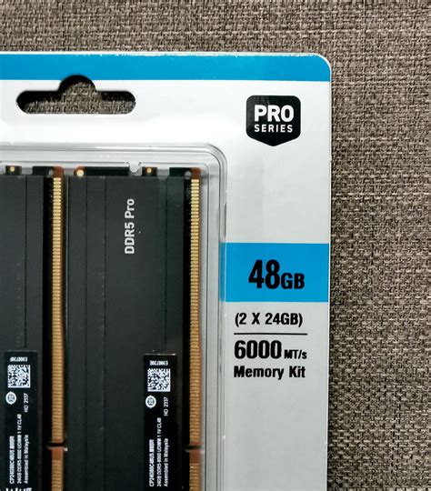 美光 crucial pro ddr5 6000 48gb（2 24gb）記憶體 雙通道更大容量 ddr5 美光 crucial 6000
