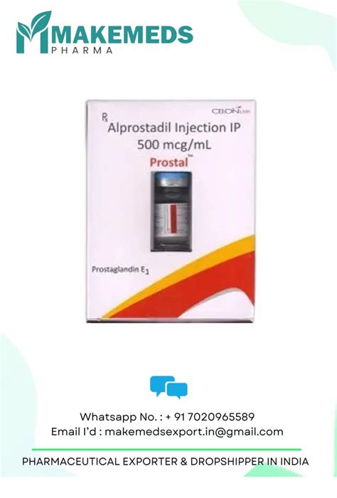 500mcg Alprostadil Injection At Rs 4500 Vial Alprostadil Injection In