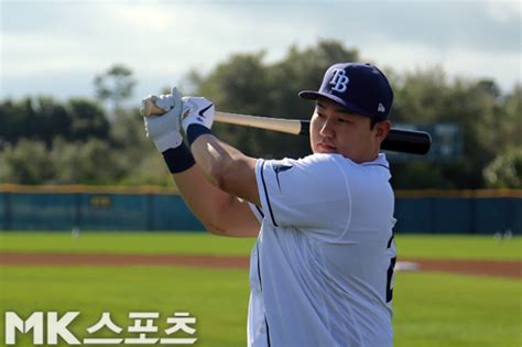 최지만 시범경기 첫 출전 예고양키스전 3번 1루수 Mk스포츠
