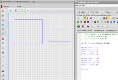 About The Touch Panel Function In Bitmap Lcd Bitmap Lcd Software Tool Blog About Glcd