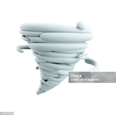 3d 렌더링 토네이도 아이콘입니다 3d 렌더링 허리케인 아이콘입니다 토네이도 3차원 형태에 대한 스톡 사진 및 기타 이미지