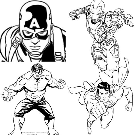 Disegni Di Supereroi Da Colorare