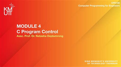 Module 4 C Program Control For And While Loops Youtube