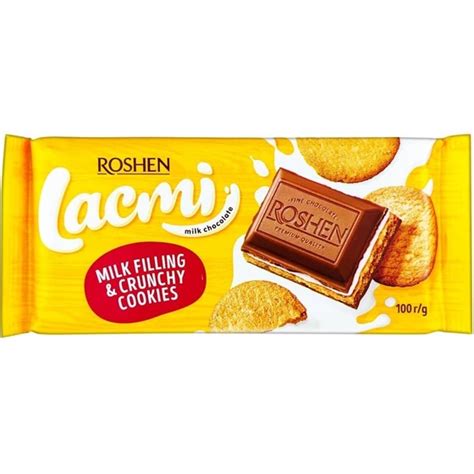 خرید و قیمت شکلات تخته ای شیری و کوکی کرانچی لاکمی روشن ترب
