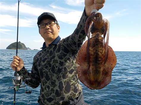 濁り激しく 釣果情報 エギング船—ティップランのできる久勝丸！三重・紀伊長島の釣り船