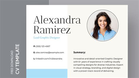 Bright Professional CV Free Google Docs Template Gdoc Io