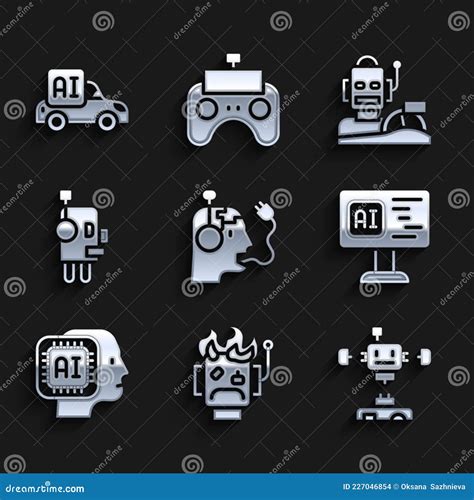 Set Robot Charging Battery Burned Out Disassembled Robot Software