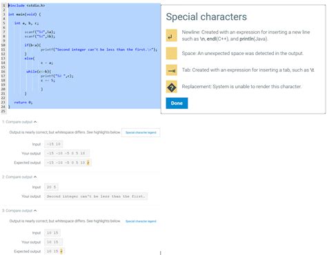 Solved C Program Output White Space Problem Please View Chegg Com