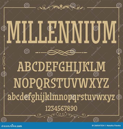 Font Typeface Script Vintage Script Font Vector Typeface For Labels And Any Type Designs