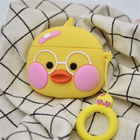 Hyaluronic Acid Duck เคสหูฟังบลูทูธไร้สาย กันกระแทก ลายการ์ตูนเป็ด