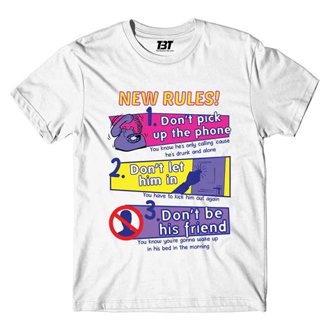 Buy Dua Lipa T Shirt New Rules At Rs 50 Off The Banyan Tee
