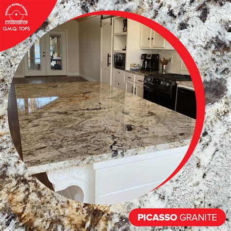 Granite Countertops Gmq Tops Picasso Granite