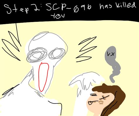 Step 1 Look Directly At SCP 096 S Face Drawception