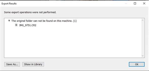 Cant Export Images Lightroom Cant Find Original F Adobe Community
