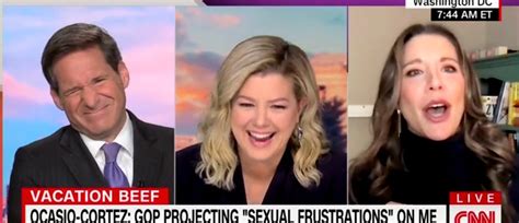Mary Katharine Hams Ocasio Cortez Parody Forces Cnn Hosts To Fight