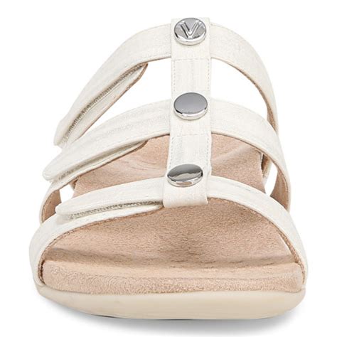 Vionic Amber Pearl Slide Womens Supportive Slip On Sandal