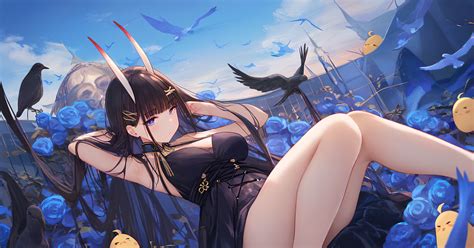 黒髪ロング 礼服 呃呃2333のイラスト Pixiv
