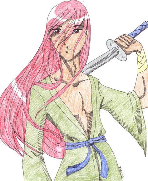 Red Haired Samurai By Ravenaudron On Deviantart