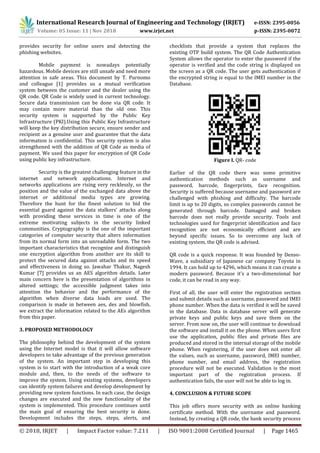 Irjet Two Way Authentication For Banking Systems Pdf