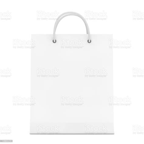 디자인을 위한 여유 공간이 있는 백서 쇼핑백 모형 3d 렌더링 가방에 대한 스톡 사진 및 기타 이미지 가방 고객 공란