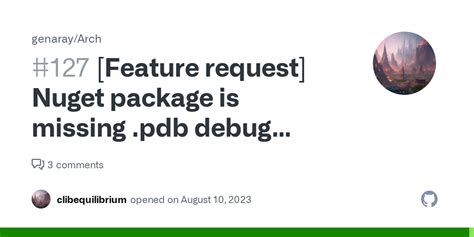 Feature Request Nuget Package Is Missing Pdb Debug Symbols · Issue