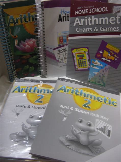 Complete Set Of Abeka Math 2 Curriculum And Books Charts New Workbook Pricetronic