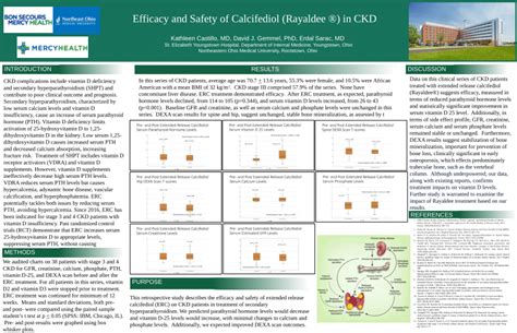 Pdf Efficacy And Safety Of Calcifediol Rayaldee ® In Ckd