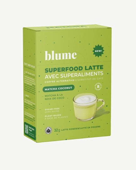 Matcha Coconut Superfood Latte Blend Single Serve Matcha Coconut