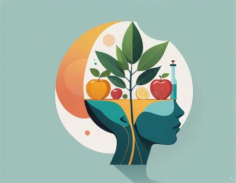 Human Brain With Apple And Brain Inside Human Brain With Apple And Brain Inside Human Brain With