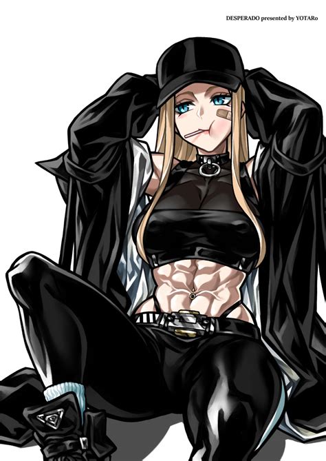 Rule 34 Abs Arms Behind Head Baseball Cap Big Breasts Blonde Hair