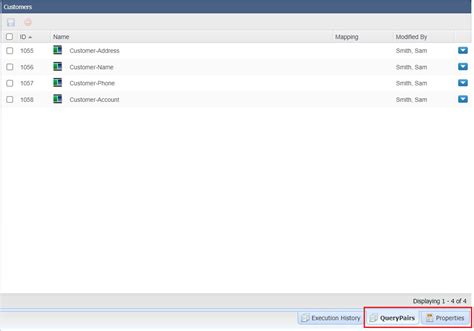 Querysurge™ Test Suite List View Customer Support