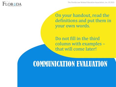 Communication Evaluation Ppt Download