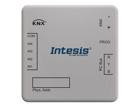 intesis lg vrf systems to knx interface with binary inputs knx ireland