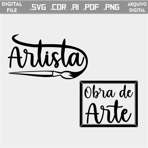 Vector Artista Obra De Arte Pincel Tela Cdr Ai Svg Pdf Png Laser