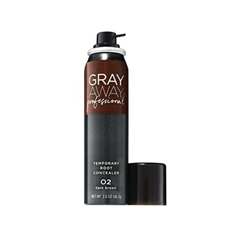 Gray Away Professional Temporary Root Concealer Touchup Spray Want