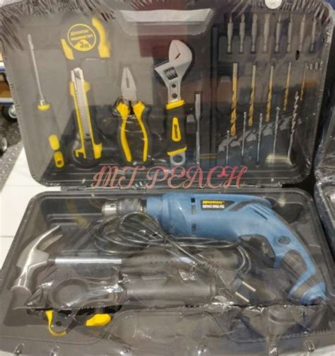 Promo KRISBOW SET BOR LISTRIK IMPACT DRILL SET 26 TOOLS Diskon 23 Di