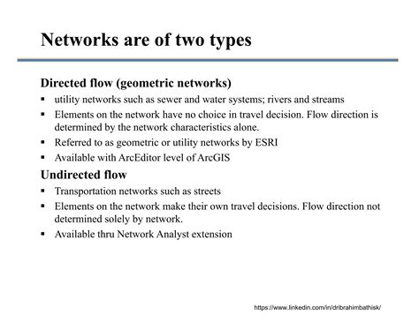 Network Analysis In Gis Part Geometric Network PDF Computer Networking Computing