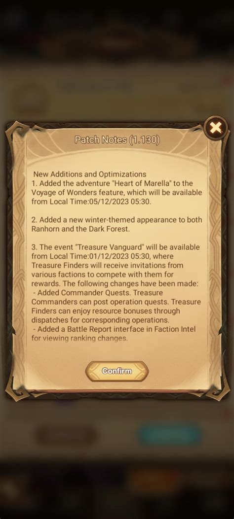 New Patch Notes V1 130 R Afkarena