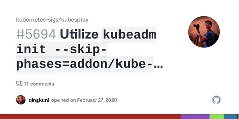 Utilize `kubeadm Init Skip Phasesaddonkube Proxy` For K8s V116