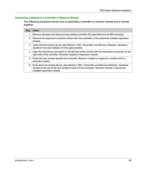 Modicon TM Safety Modules Hardware Guide Pdf